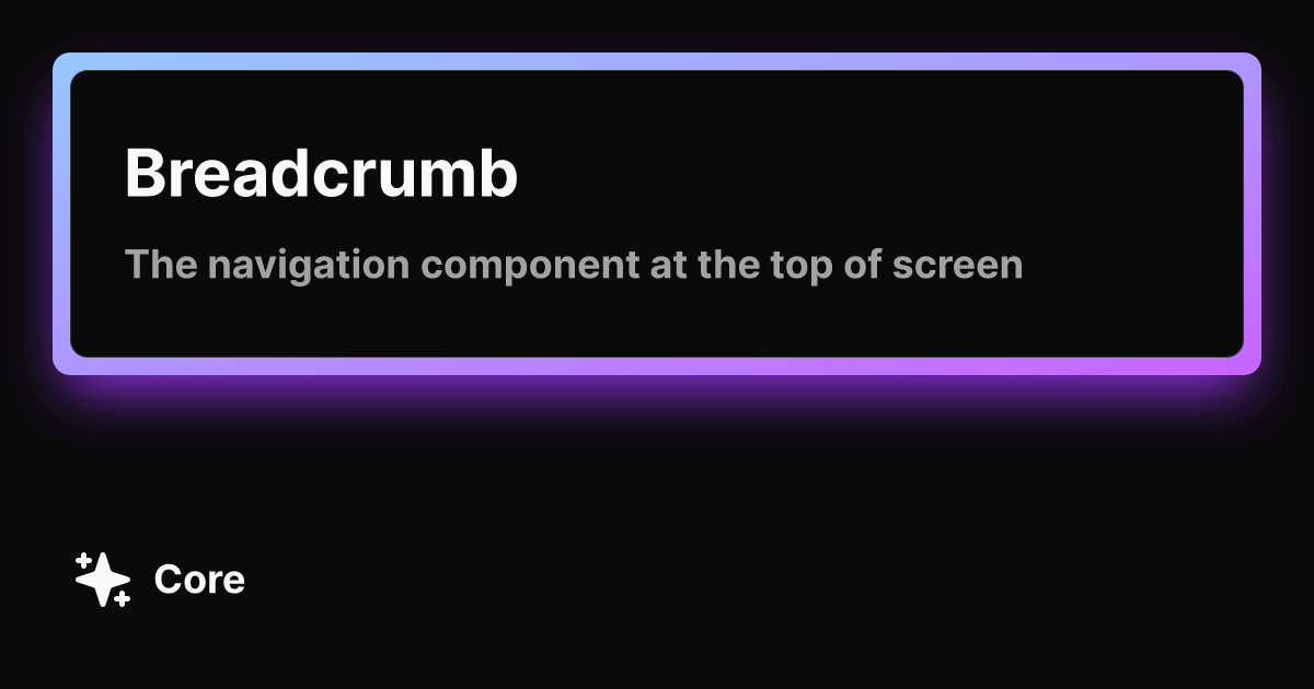 Breadcrumb | Fumadocs Breadcrumb | Fumadocs